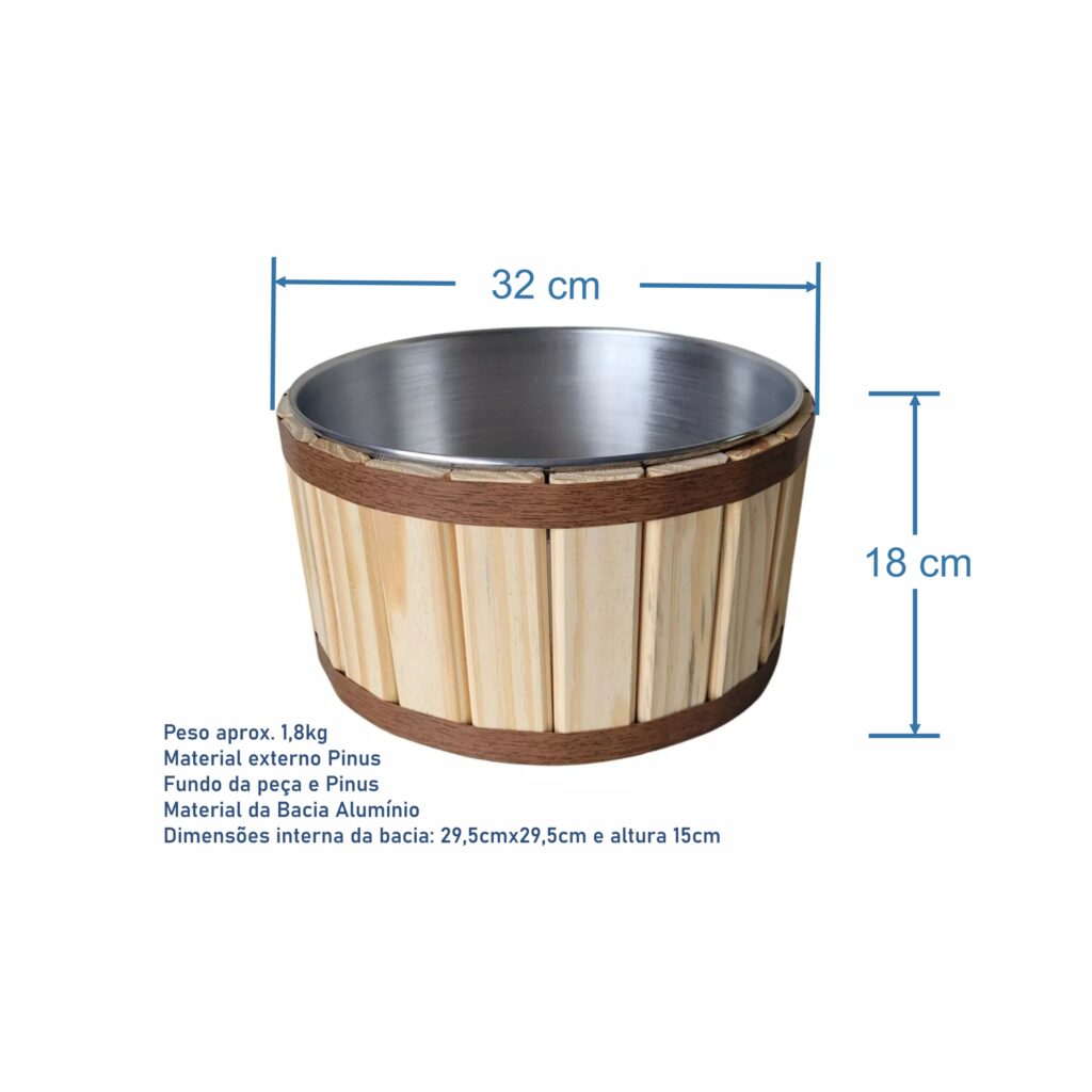 Tina Escalda Pés, Bacia Pedicure, Balde Newborn – LojaDemadeiras